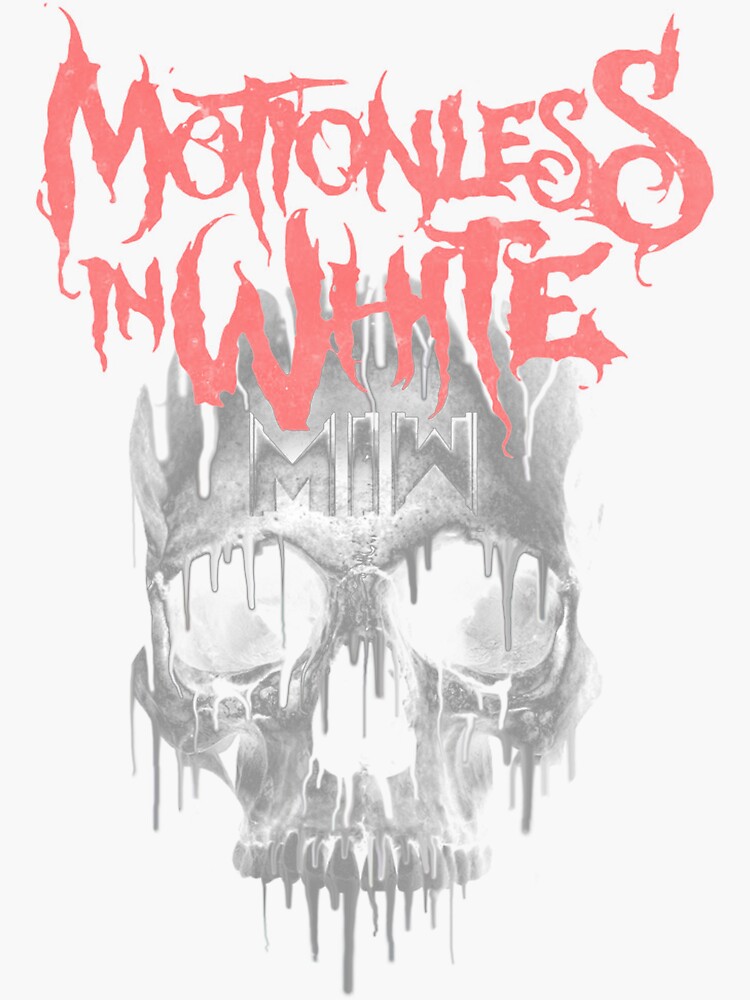 "Motionless in White" Sticker for Sale by CSHomeandMore | Redbubble