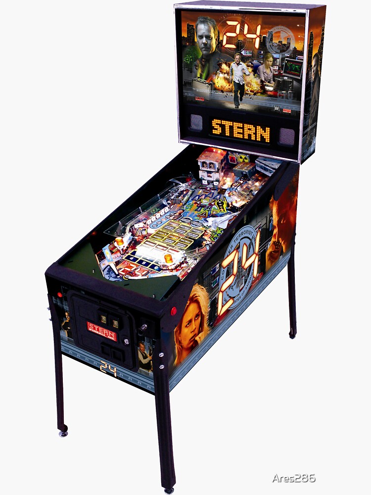 "Pinball" Sticker for Sale by Ares286 | Redbubble