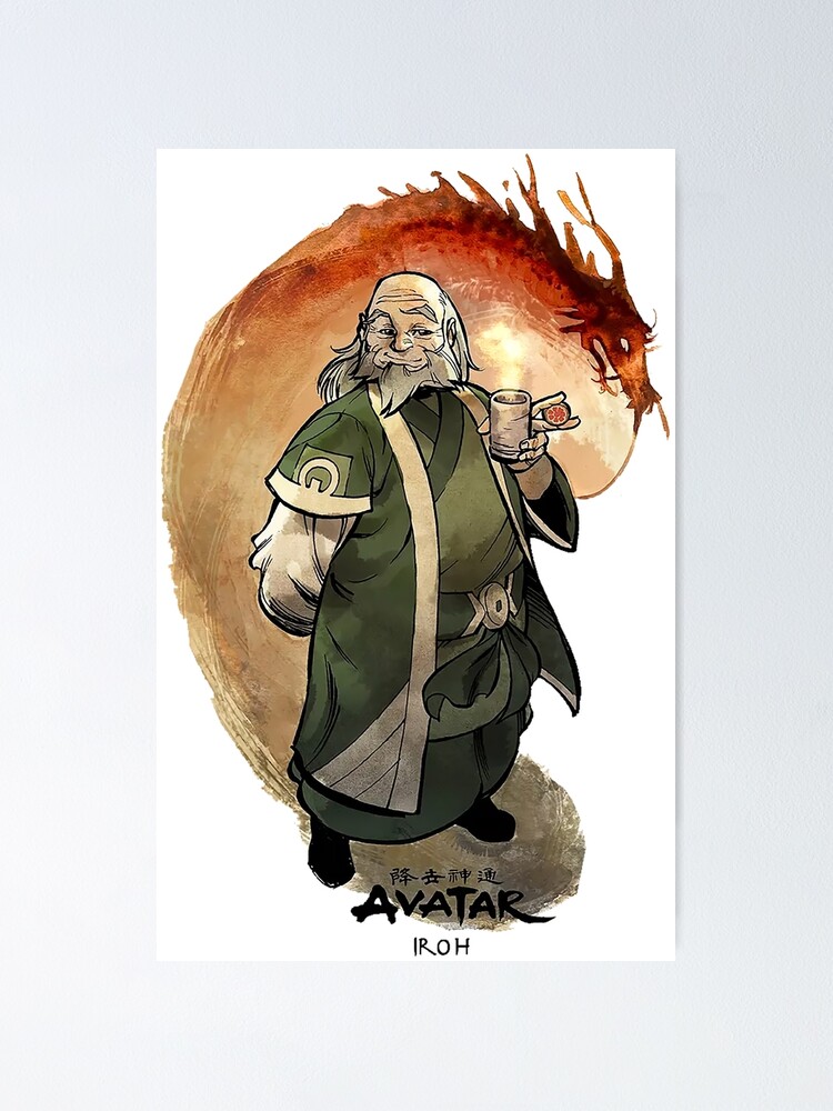 "art iroh cartoon" Poster for Sale by susiecasper | Redbubble