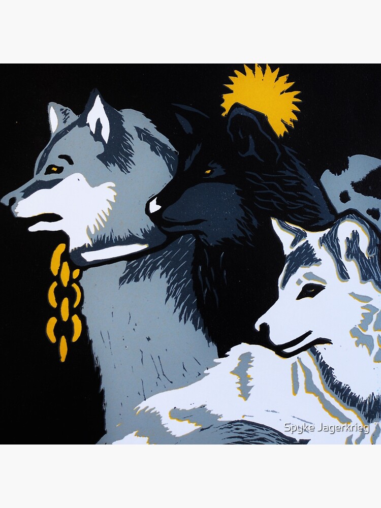 "Fenrir, Skoll & Hati" Art Print by jagerkrieg | Redbubble