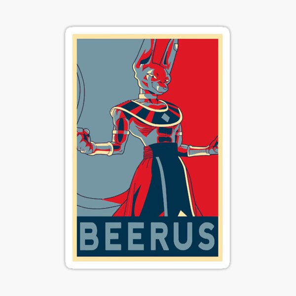 "Beerus Dragon Ball Super " Sticker for Sale by Urrutia1988 | Redbubble