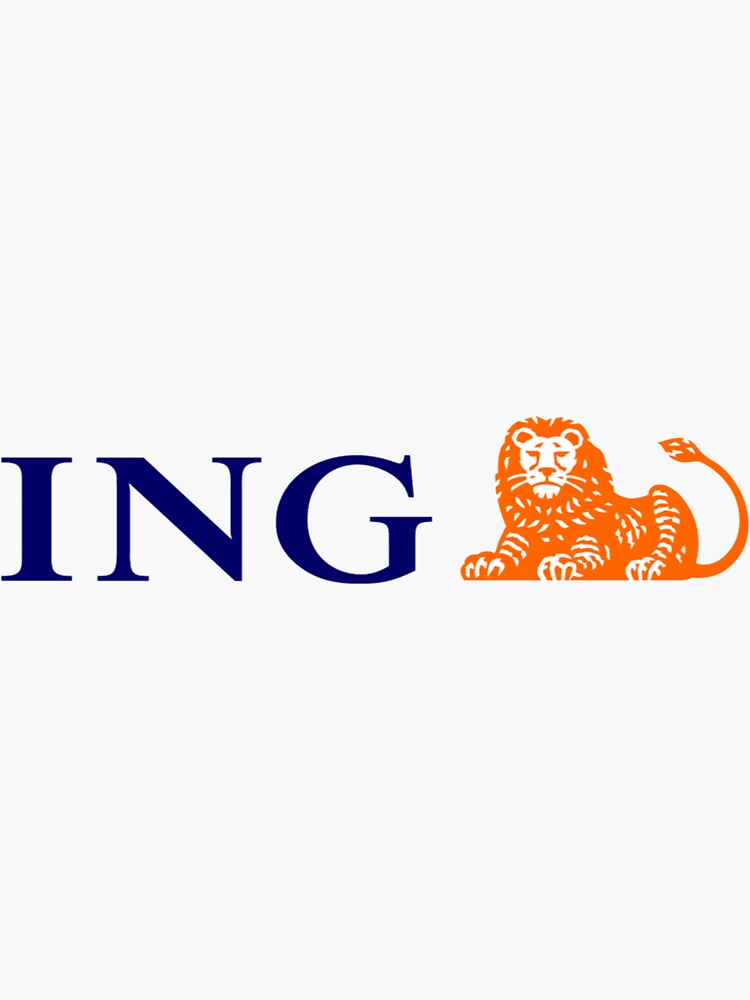 "ING Lion" Sticker for Sale by nakanoadzi | Redbubble