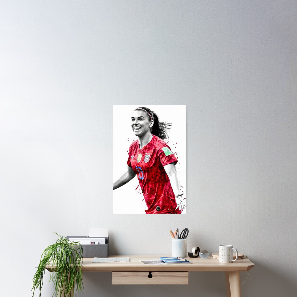 "Alex Morgan USA team poster, Football print, Soccer posters, Sports ...