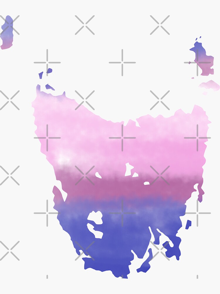 "Tasmania " Sticker for Sale by HitsujiArt | Redbubble