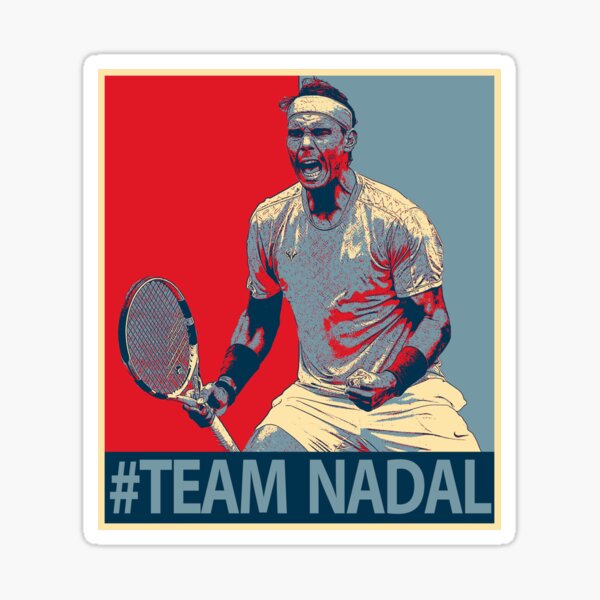"Rafael Nadal" Sticker for Sale by KaraGrey | Redbubble
