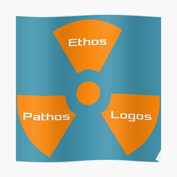 "Ethos pathos and logos" Poster by Capsi2000 | Redbubble