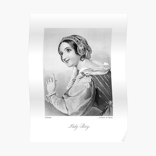 "Lady Percy Victorian Reproduction" Poster for Sale by TanyDi | Redbubble