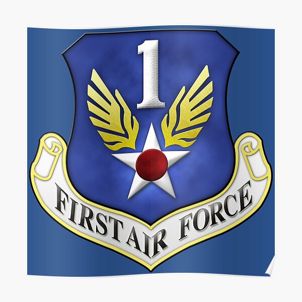 "First Air Force Emblem" Poster by mindwerkz | Redbubble