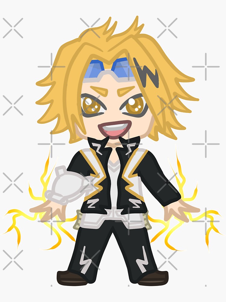 "Denki Kaminari Chibi" Sticker for Sale by Laurakeet101 | Redbubble