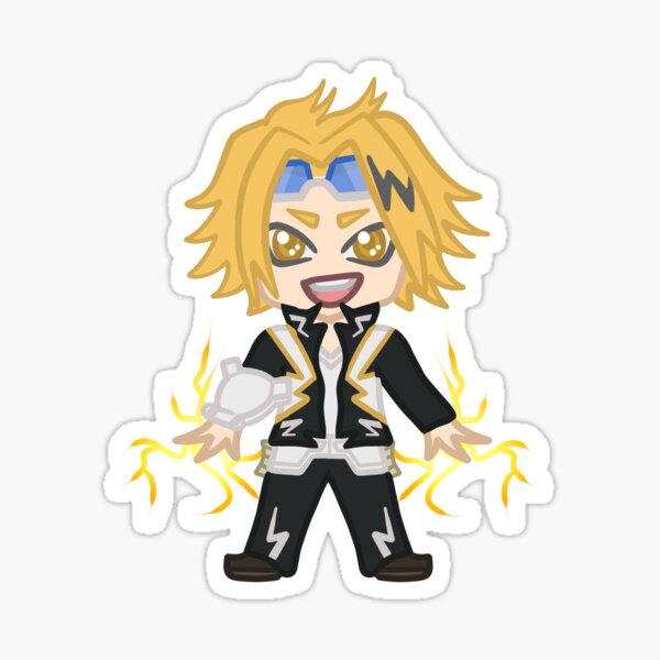"Denki Kaminari Chibi" Sticker for Sale by Laurakeet101 | Redbubble