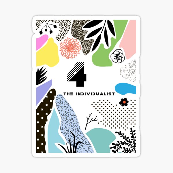 "Enneagram 4 The Individualist" Sticker for Sale by ElenaDanilo | Redbubble