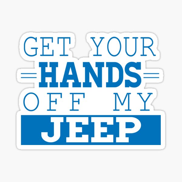 "Stiles Stilinski Yearbook Quote "Get your hands off my jeep"" Sticker ...