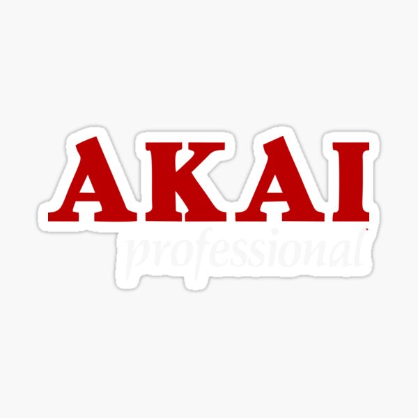 "Awesome AKAI Logo" Sticker for Sale by tyasnumu | Redbubble