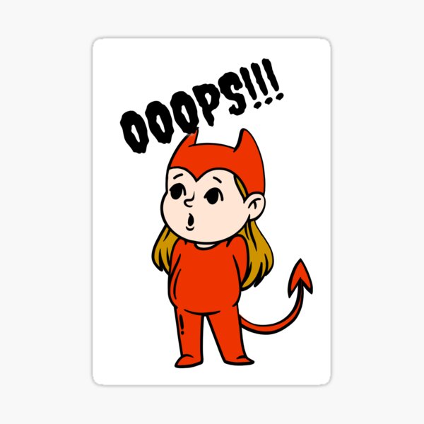 "OPPS COLLECTION" Sticker for Sale by ItsMyShopSL | Redbubble