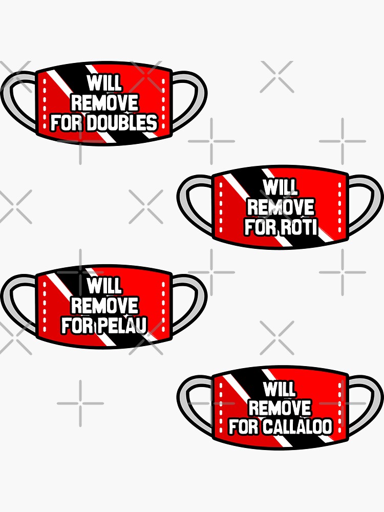 "Funny Trini Quarantine - Trinidad and Tobago Covid 19" Sticker for ...