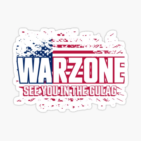 "Warzone Merch American Flag -- Call of Dut| Perfect Gift" Sticker for ...