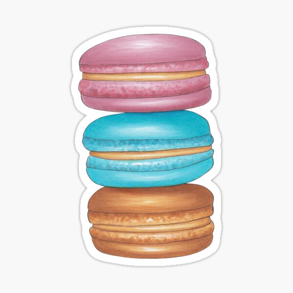 "Macarons" Sticker by NiksyDesign | Redbubble