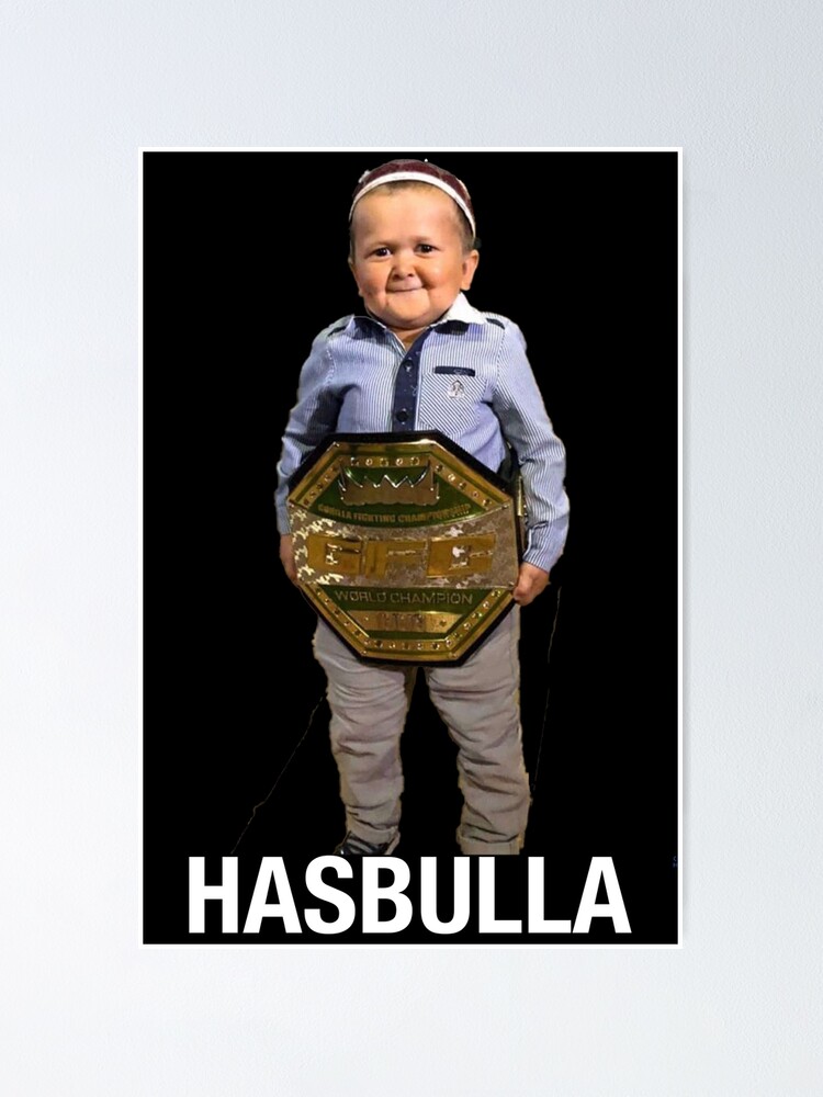 "Hasbulla" Poster for Sale by brusslesprouts | Redbubble
