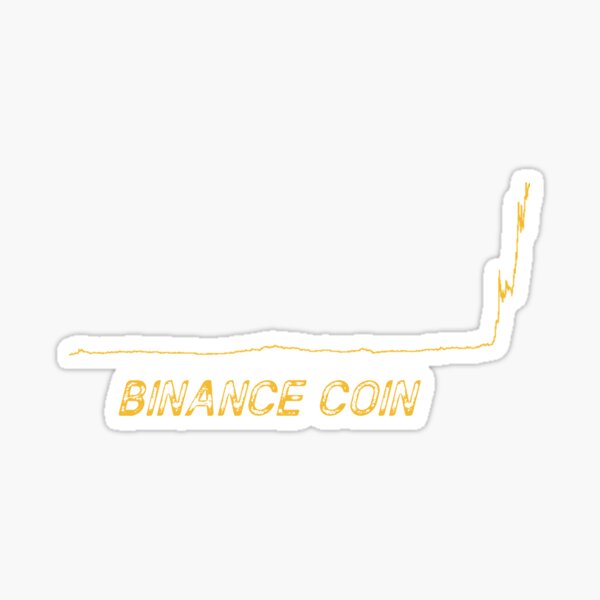 "Binance Coin Graph" Sticker for Sale by Anthony1515 | Redbubble