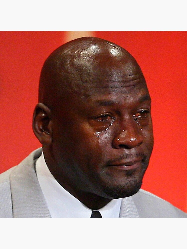 "Michael Jordan Crying Meme" Photographic Print for Sale by ...
