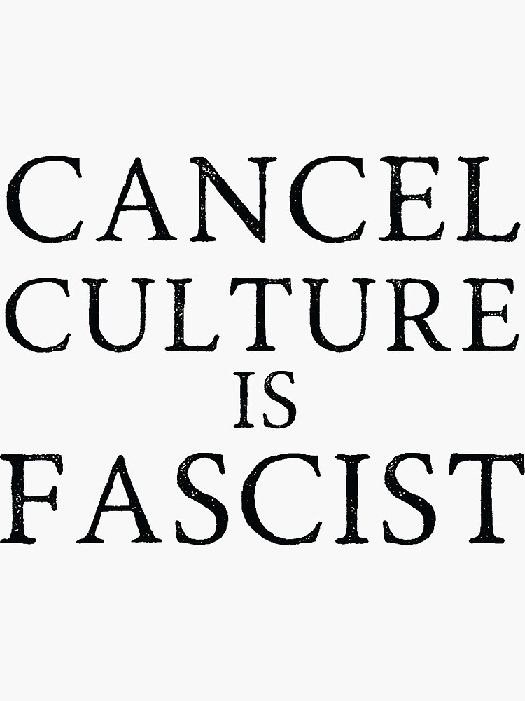 "Anti Cancel Culture Conservative" Sticker for Sale by peungfuangfa ...