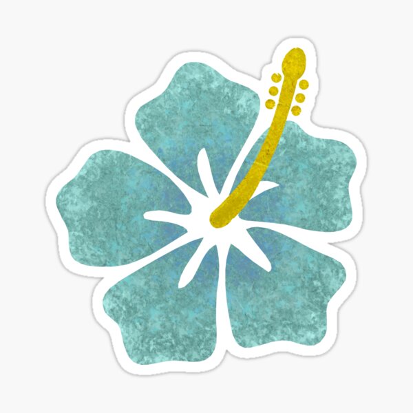 Hawaiian Flower Stickers | Redbubble