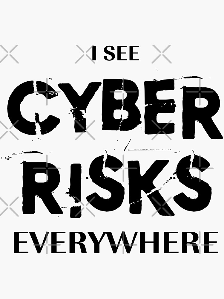 "CyberSecurity Risk Classic T-Shirt" Sticker for Sale by SeraDesigns ...