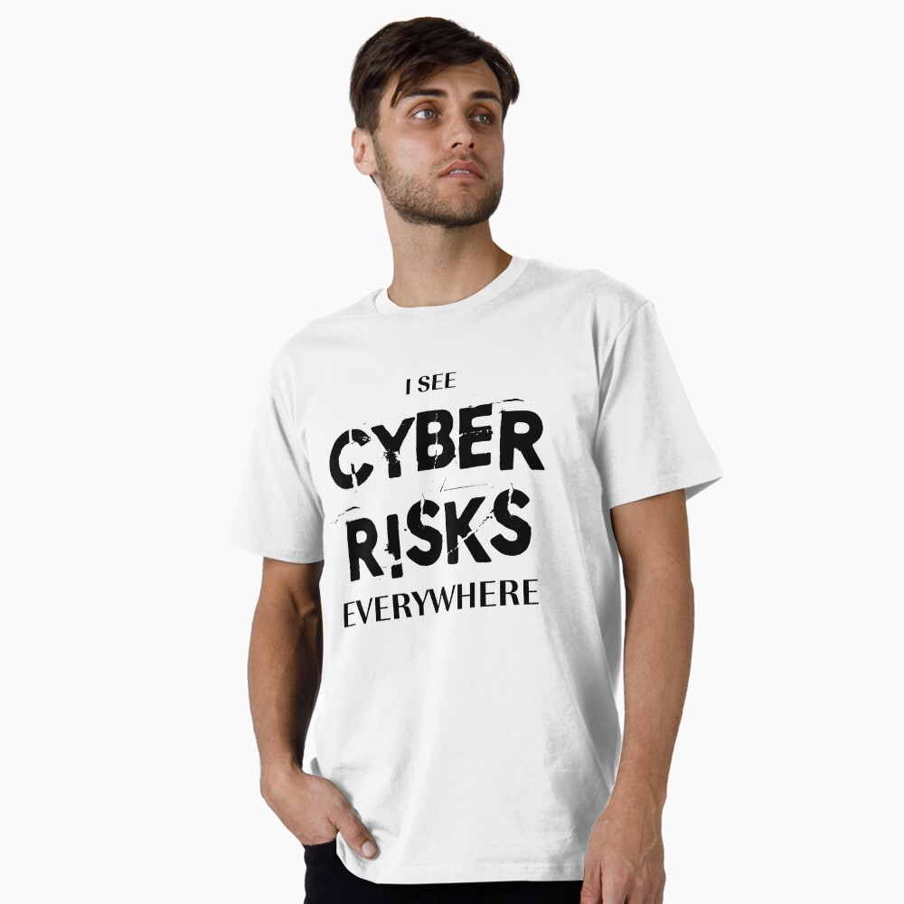 "CyberSecurity Risk Classic T-Shirt" Sticker for Sale by SeraDesigns ...