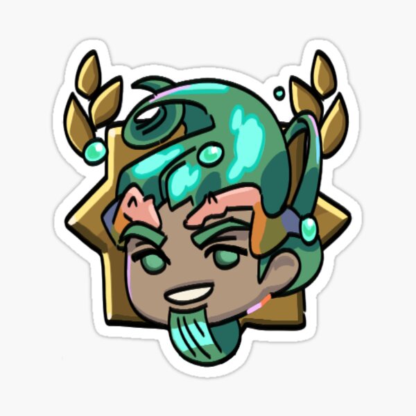 Poseidon Bond Forged Icon Sticker For Sale By Mushroomman225 Redbubble