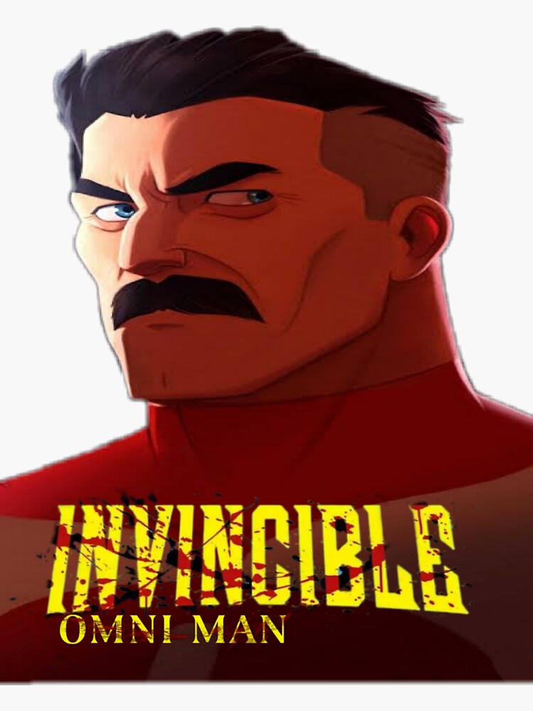 "Omni man " Sticker by eren4yeager | Redbubble