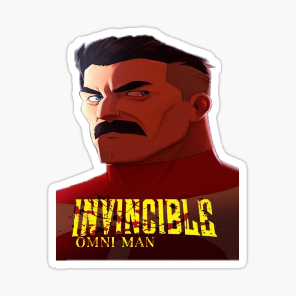 "Omni man " Sticker by eren4yeager | Redbubble