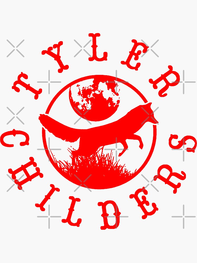 "Tyler Childers Red Fox Logo" Sticker for Sale by Wonkui | Redbubble