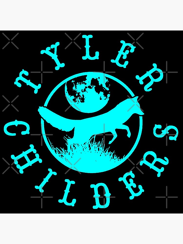 "Tyler Childers Blue Fox Logo" Poster for Sale by Wonkui | Redbubble