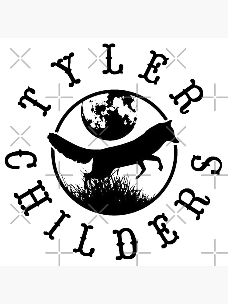 "Tyler Childers Black Fox Logo" Art Print by Wonkui | Redbubble