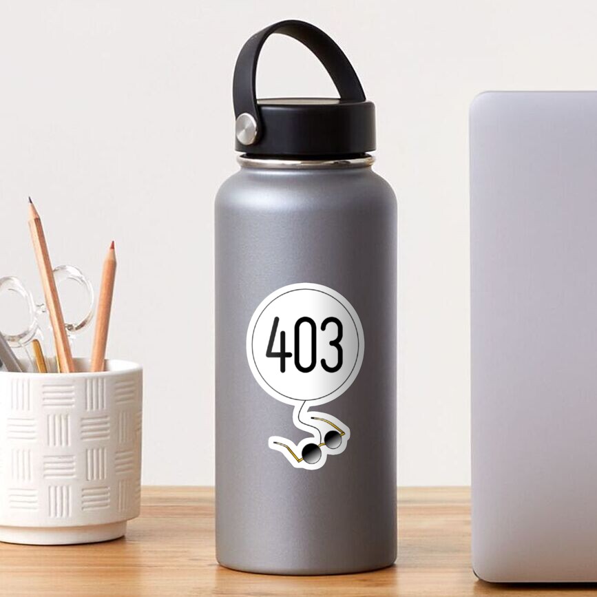 "Number 403" Sticker for Sale by Parodix | Redbubble