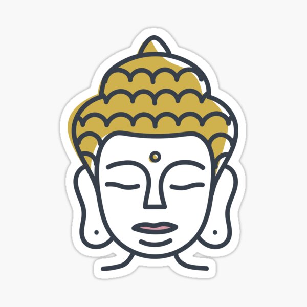 "buddha" Sticker by navjotsidhu032 | Redbubble
