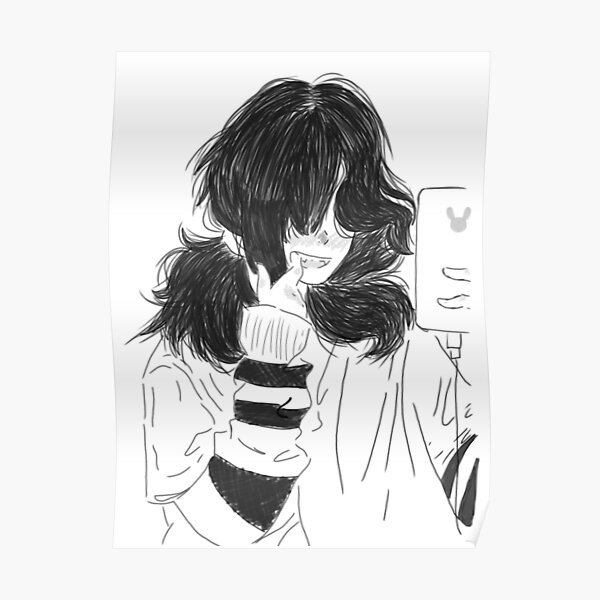 "alt emo girl" Poster for Sale by -justb- | Redbubble