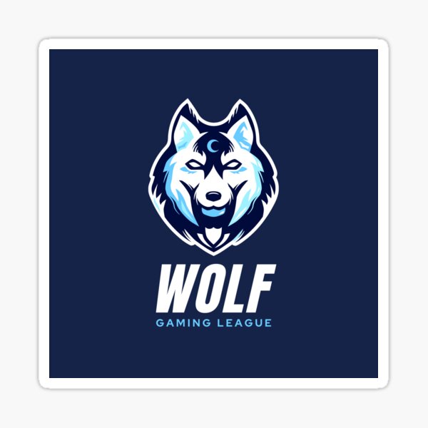 "wolf logo" Sticker for Sale by dextorm | Redbubble