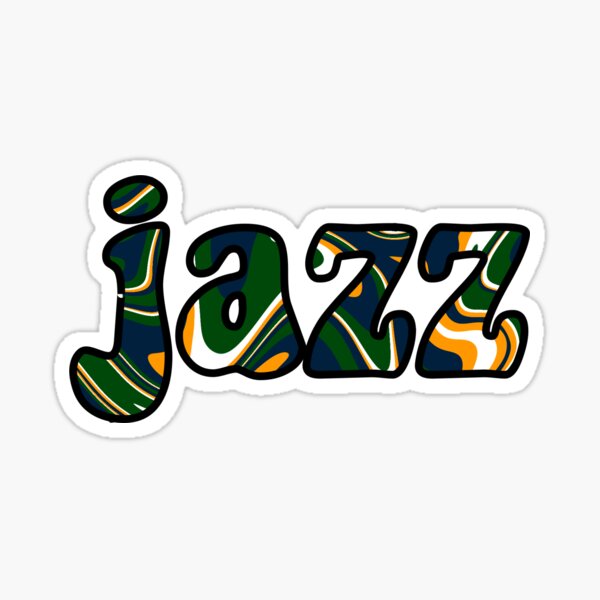 "groovy jazz" Sticker for Sale by courtneydoyle | Redbubble