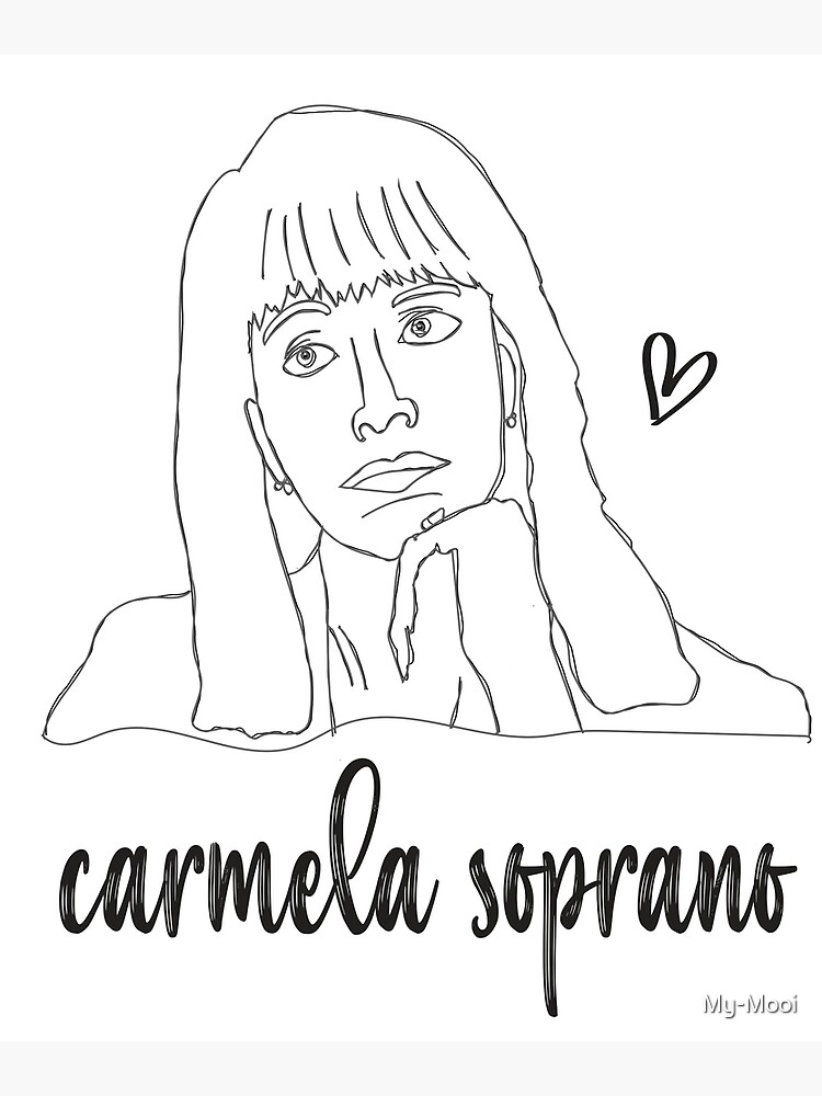 "Carmela Soprano Collector's Card Classic T-Shirt-carmela soprano ...