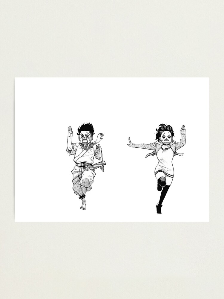 "DANDADAN run (sticker set)" Photographic Print for Sale by ABU ...