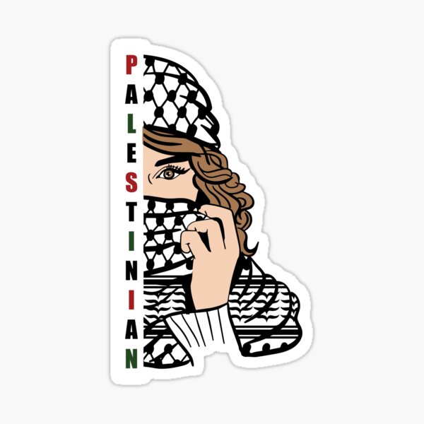 "Palestinian girl" Sticker for Sale by MKdesigns20 | Redbubble