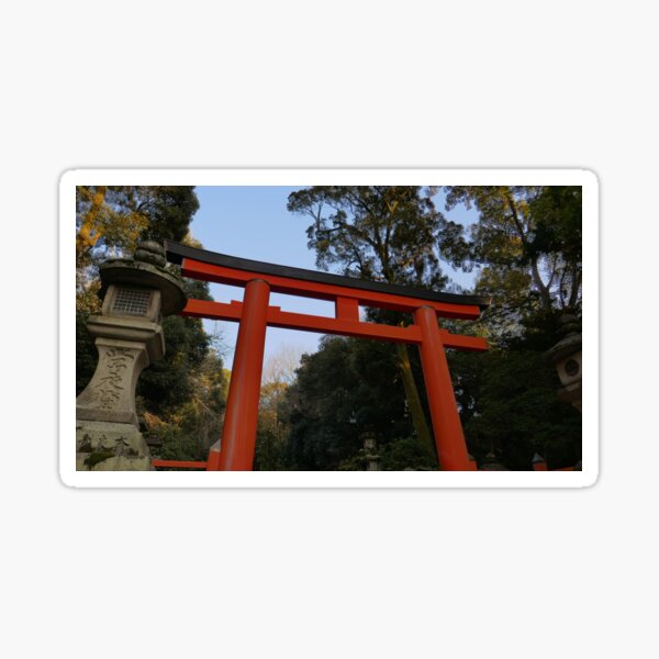 "Nara tori gate" Sticker by Meowmowraa | Redbubble