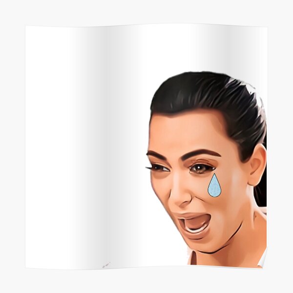 "Kim Crying Emoji" Poster for Sale by StyledbyKimmy | Redbubble