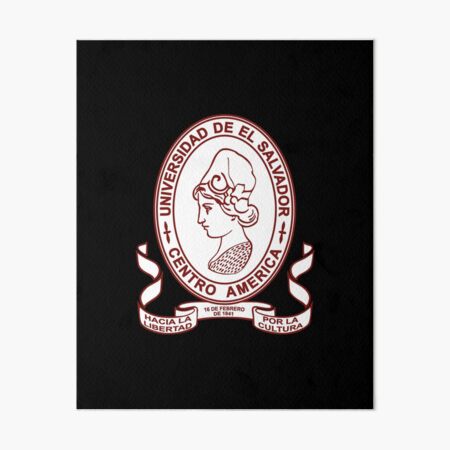 Lámina rígida for Sale con la obra «Escudo de la Universidad de El Salvador» de Aquiverci ...