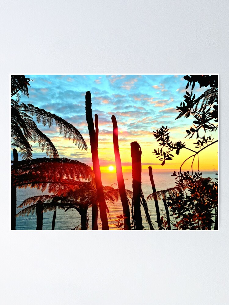 "COLOURFUL SUNRISE" Poster by SteffiAugust | Redbubble