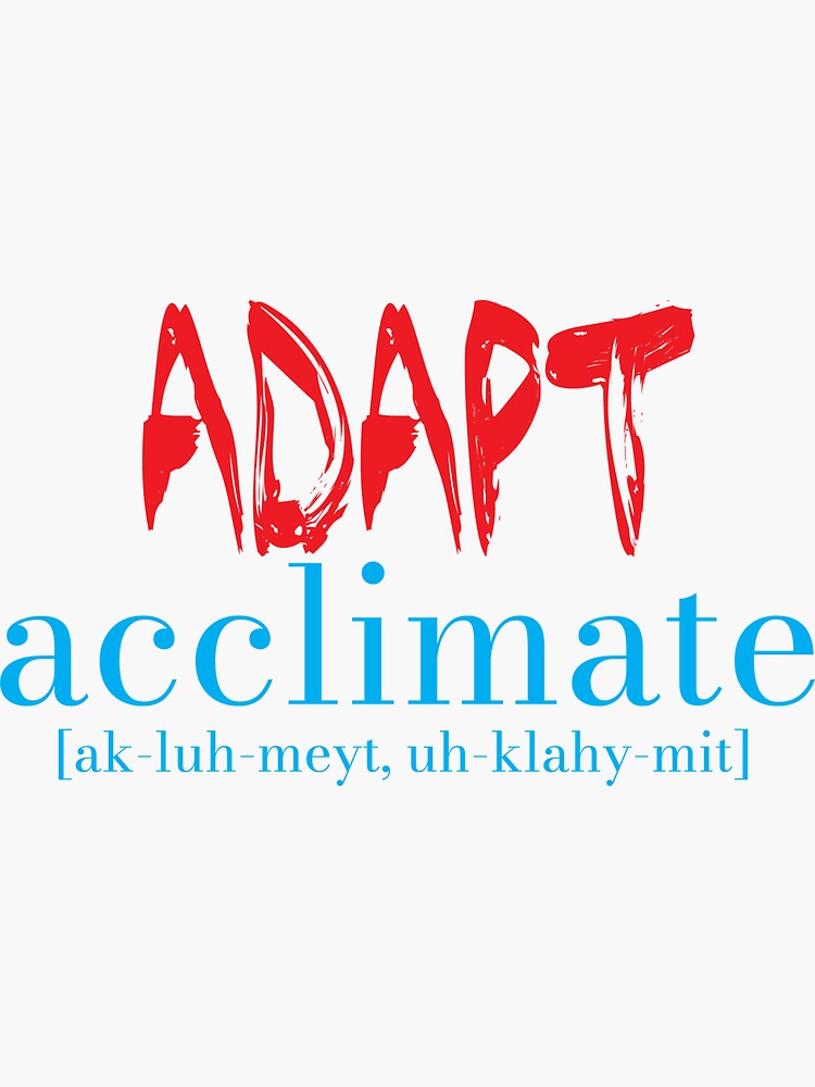 "ADAPT" Sticker for Sale by MashkeZEAM | Redbubble