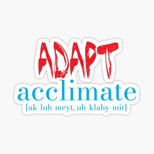"ADAPT" Sticker for Sale by MashkeZEAM | Redbubble