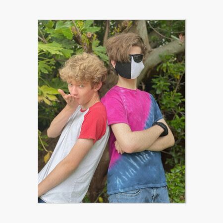 "TommyInnit and Ranboo" Art Board Print for Sale by chaoticvibes ...