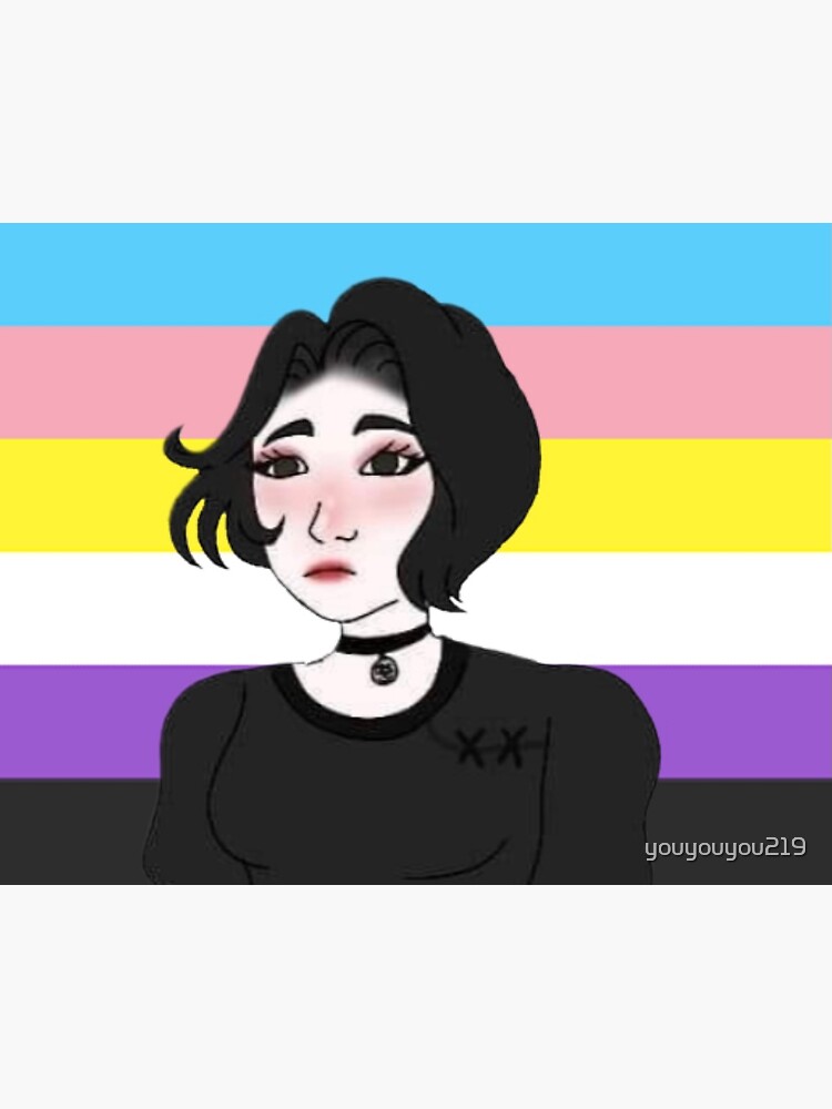 "nonbinary trans doomer" Sticker for Sale by youyouyou219 | Redbubble